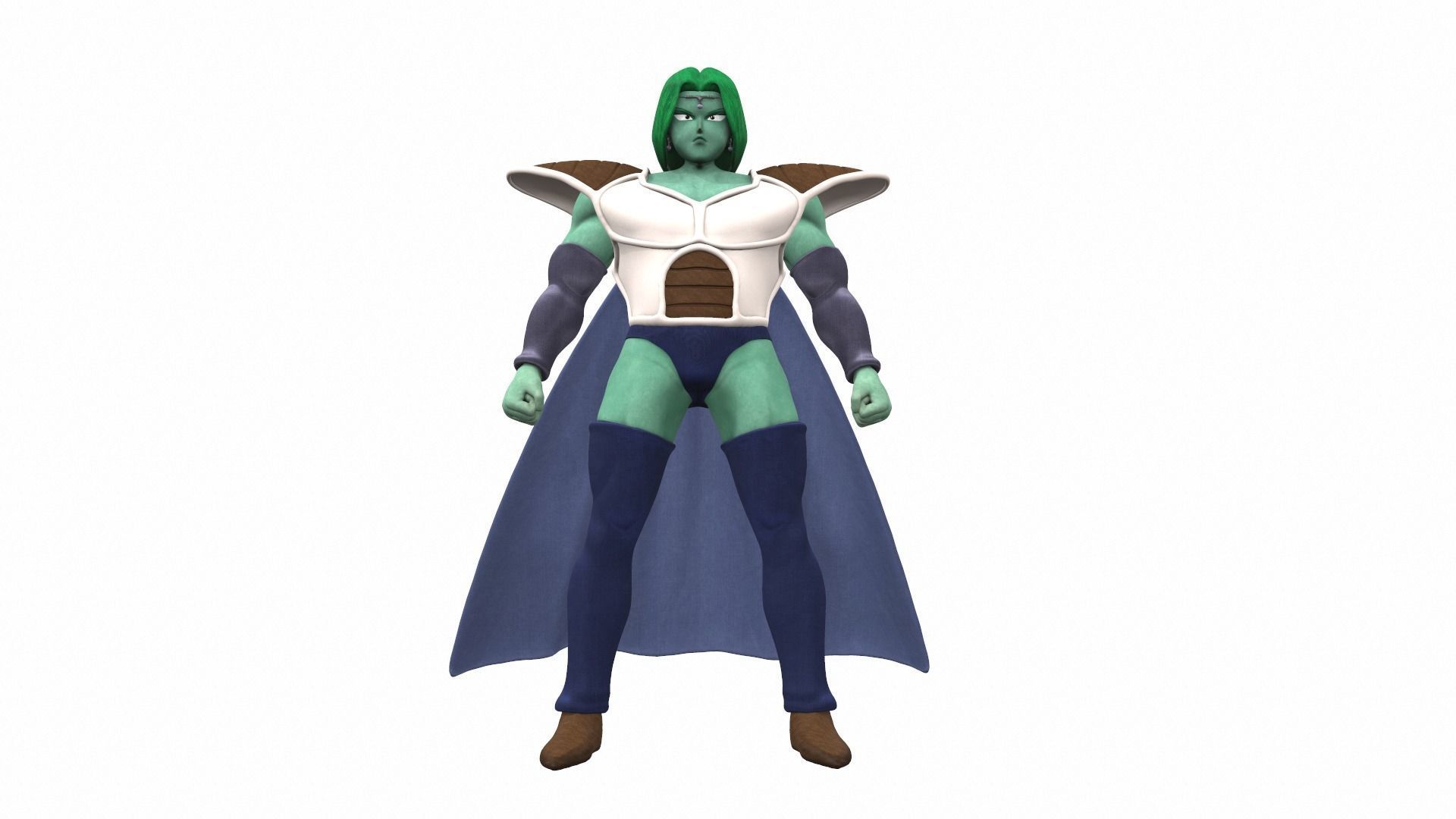 Zarbon from Dragon Ball 3D model | CGTrader