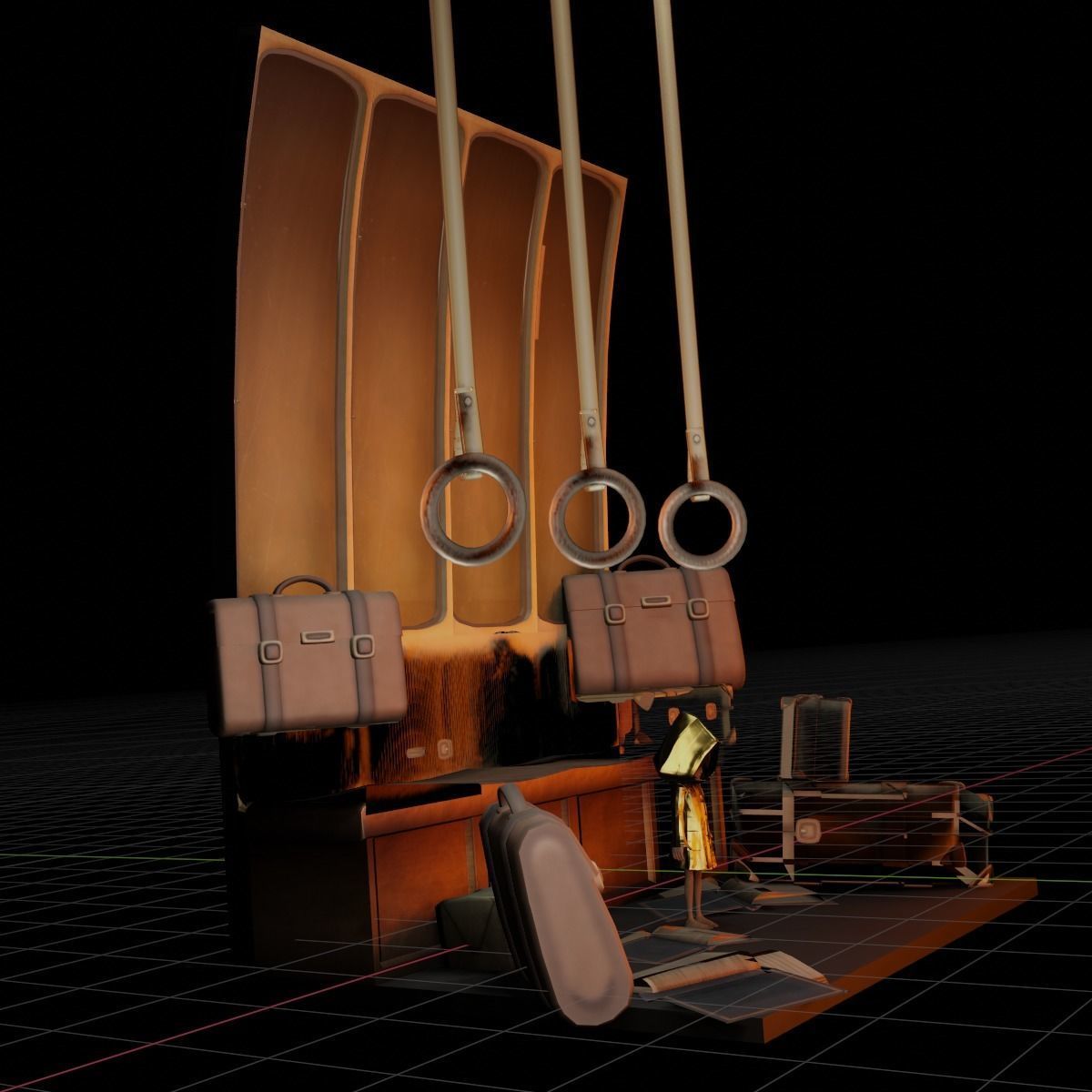 little nightmare game environment 3D model | CGTrader