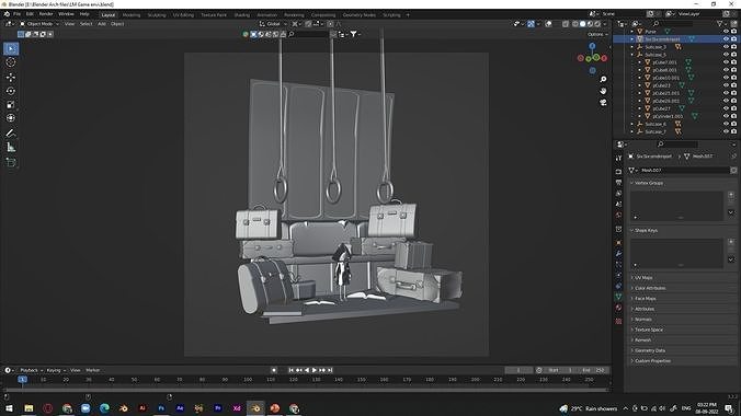 little nightmare game environment 3D model | CGTrader