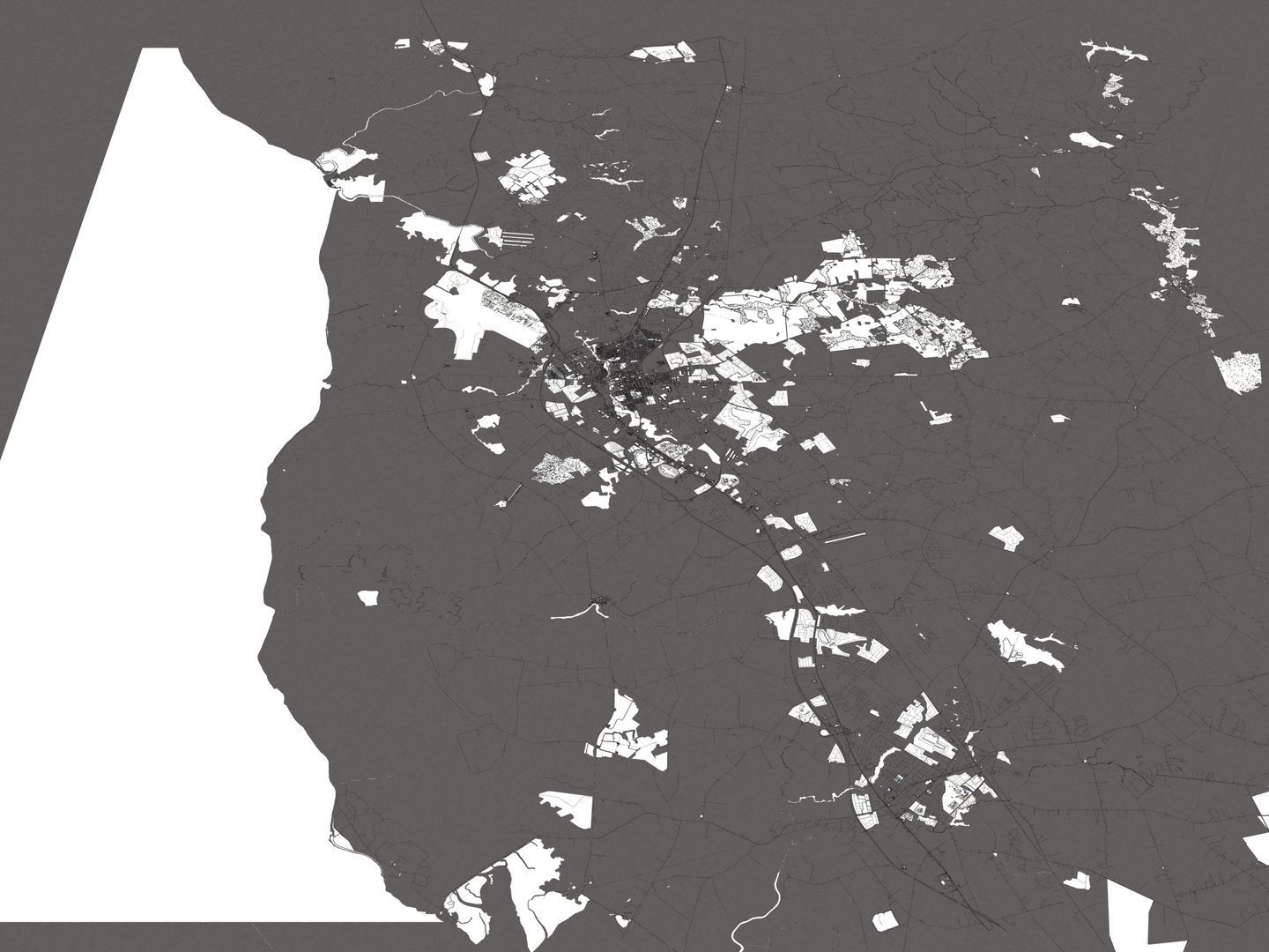 Dover Delaware USA 50x50km 3D City Map 3D model | CGTrader