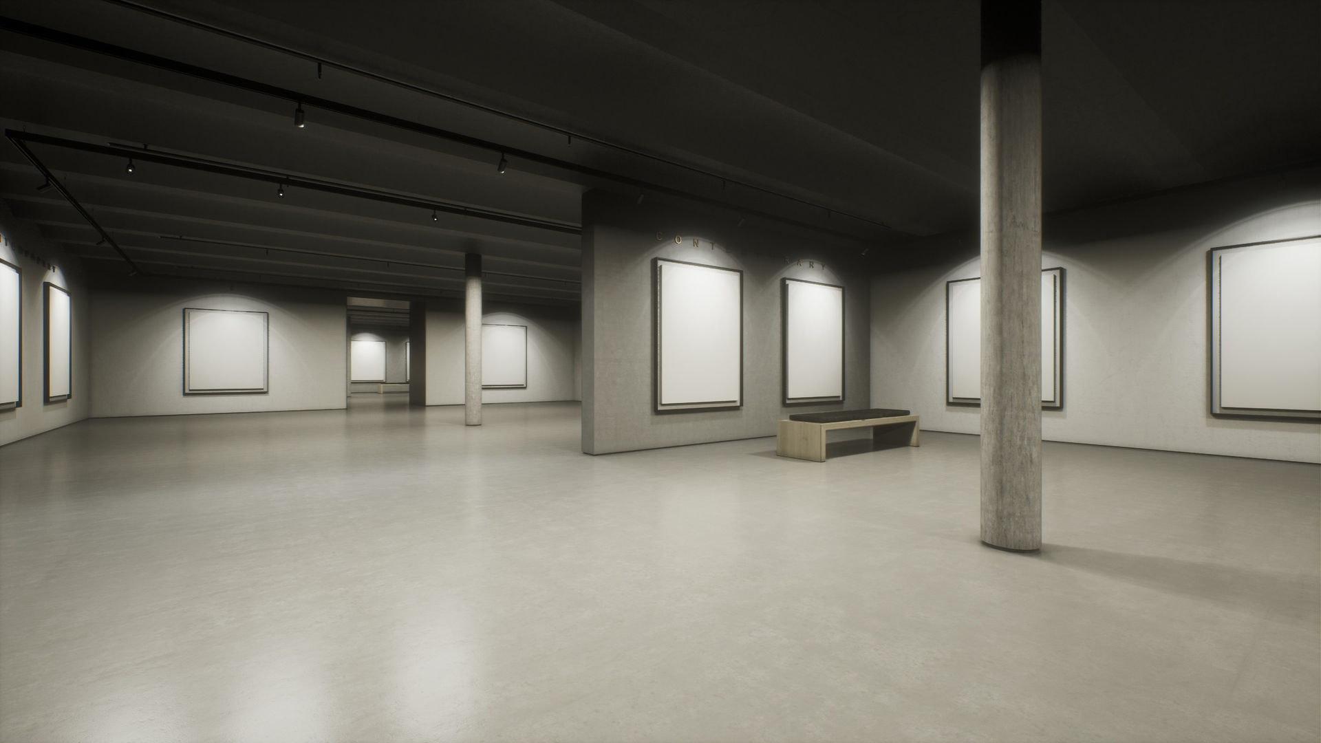 Art Gallery 004 UE4 3D model | CGTrader