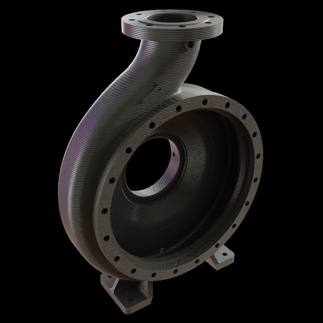 Volute Pump Model 3D model 3D printable | CGTrader