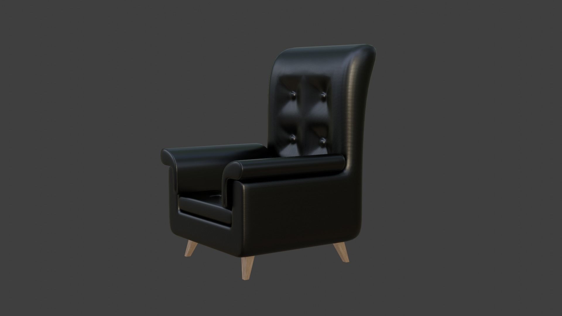 3D model Sofa - Chair 3D Model - Low Poly VR / AR / low-poly | CGTrader