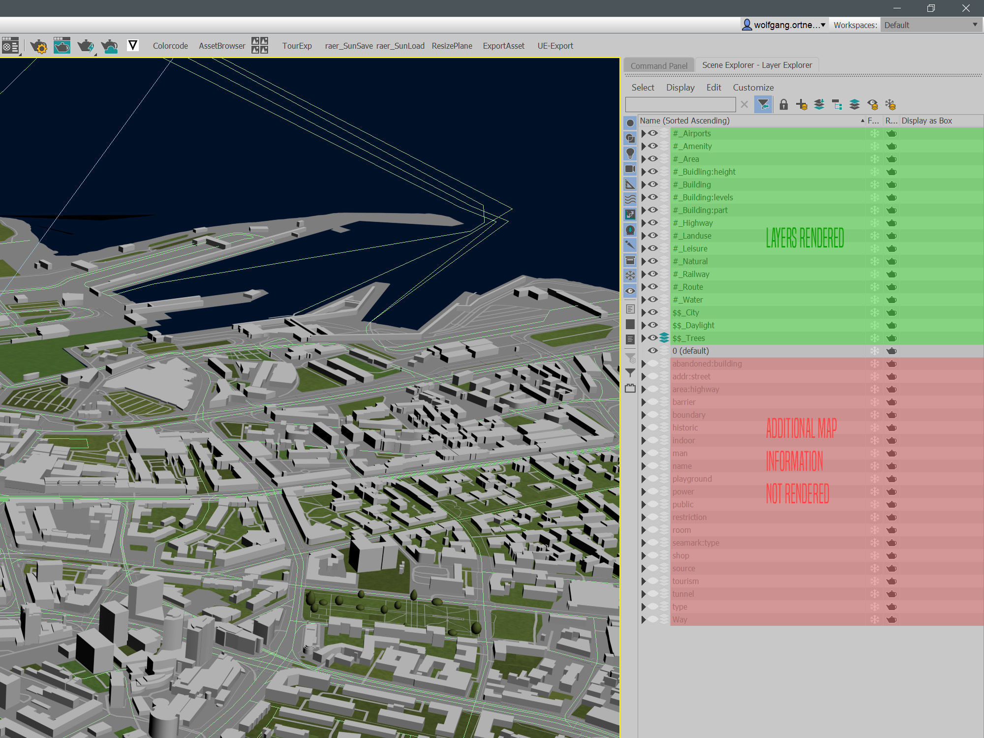 Tallinn Estonia 50x50km 3D City Map 3D model | CGTrader
