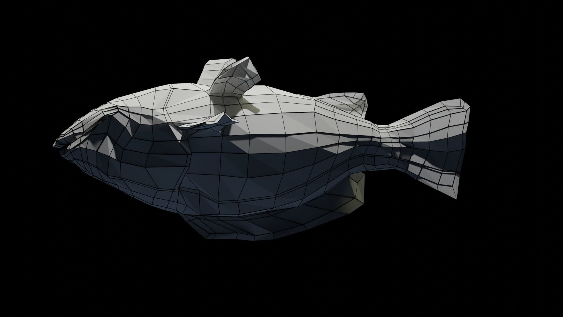 3D model Lowpoly Largemouth Bass VR / AR / low-poly | CGTrader