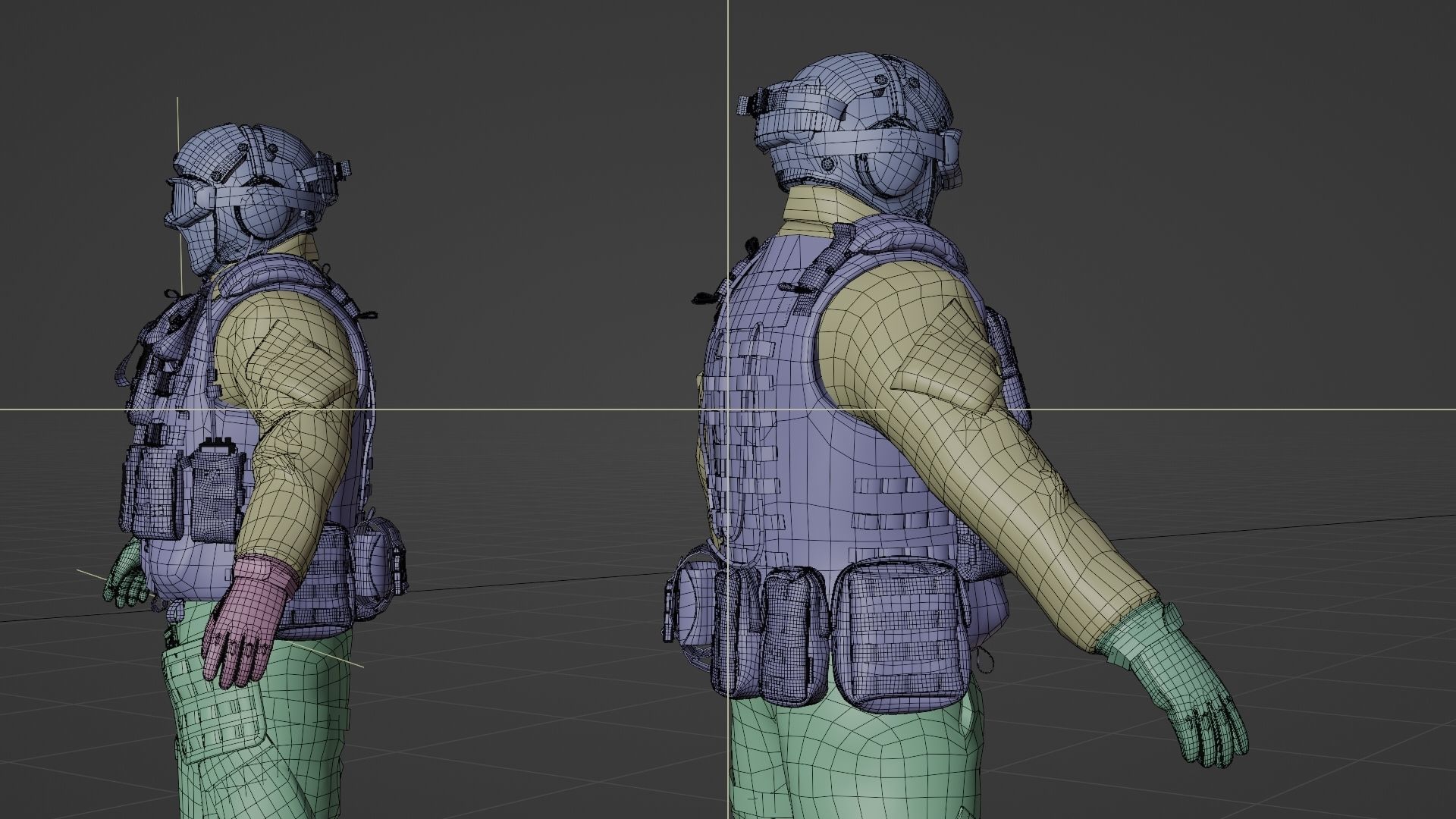 SOLDIER Flight Deck Crew 3D model | CGTrader