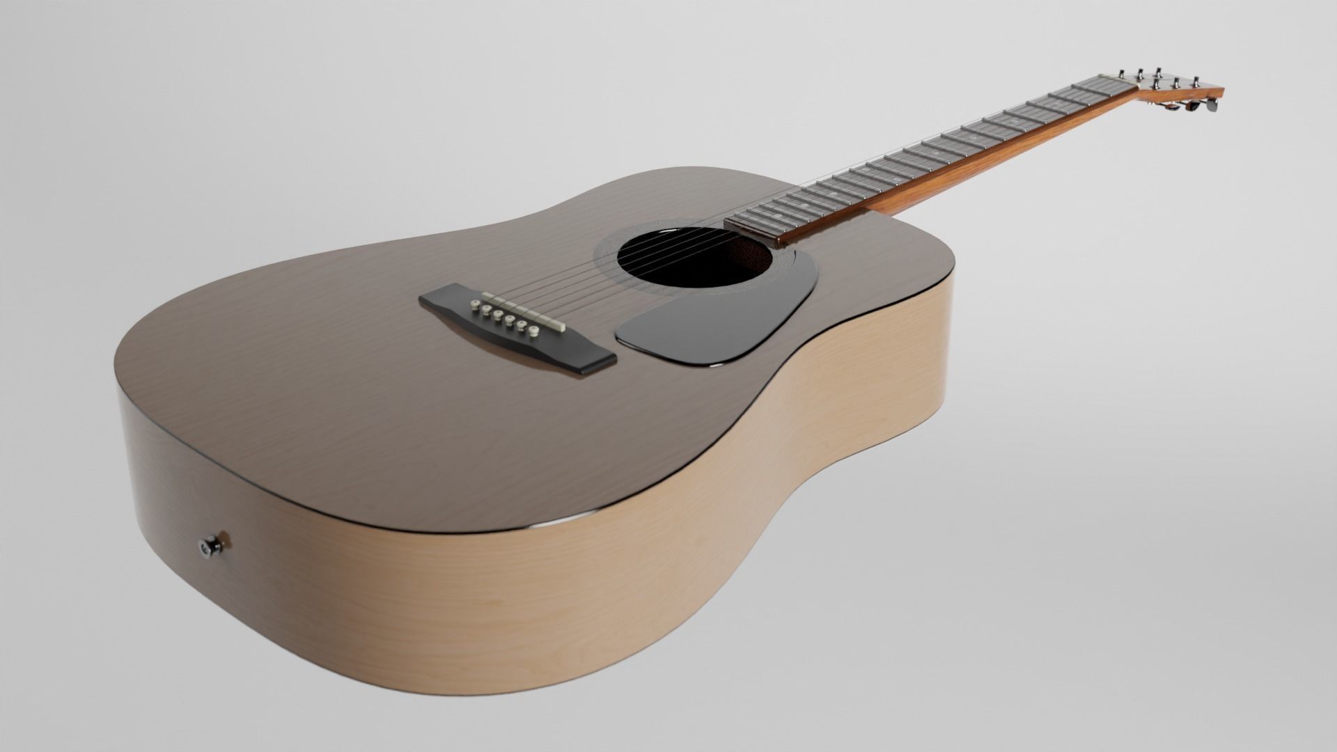 Acoustic Guitar 3D model | CGTrader