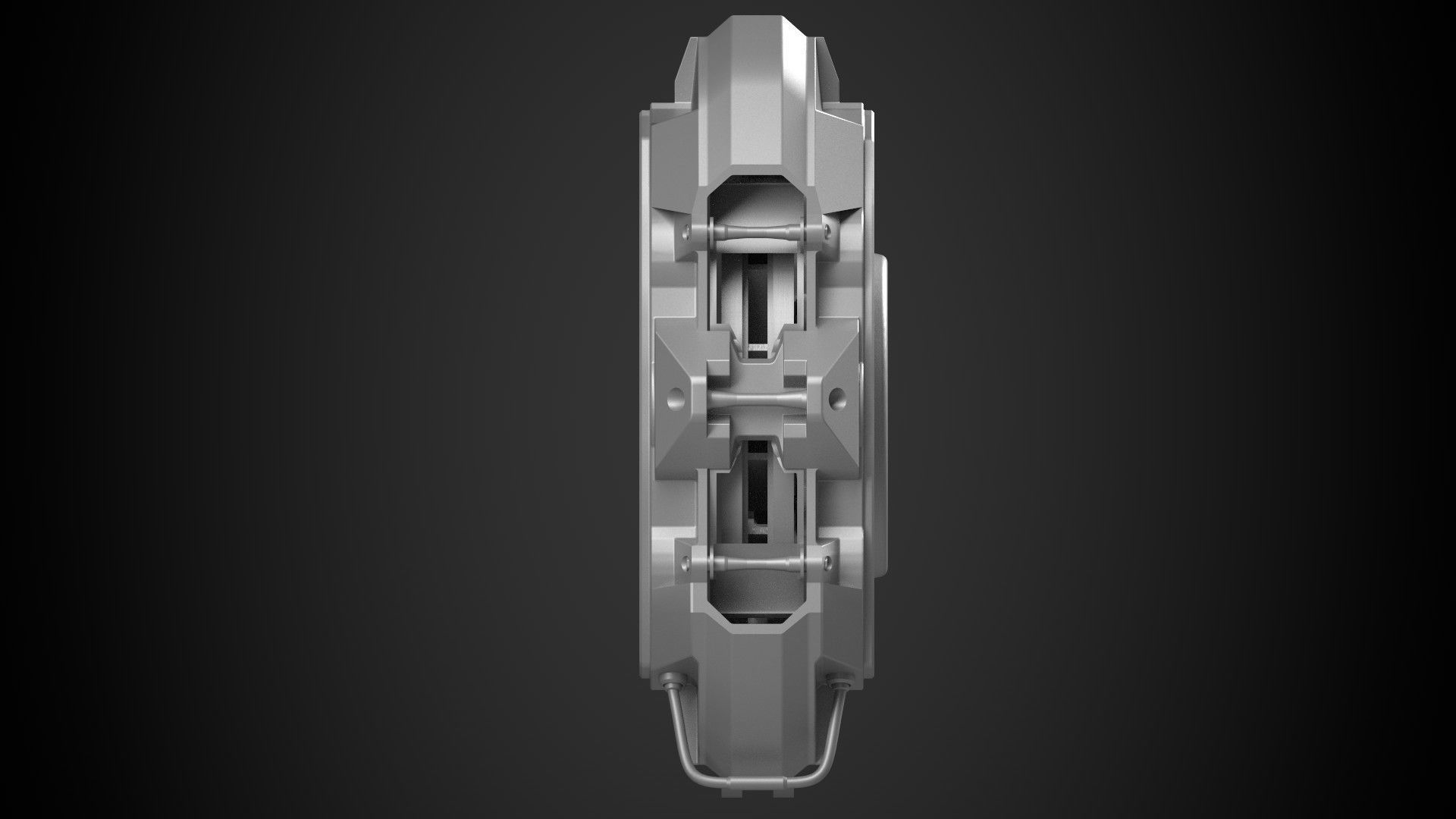 Custom Brembo GT M kit Disk Brake 3D model | CGTrader