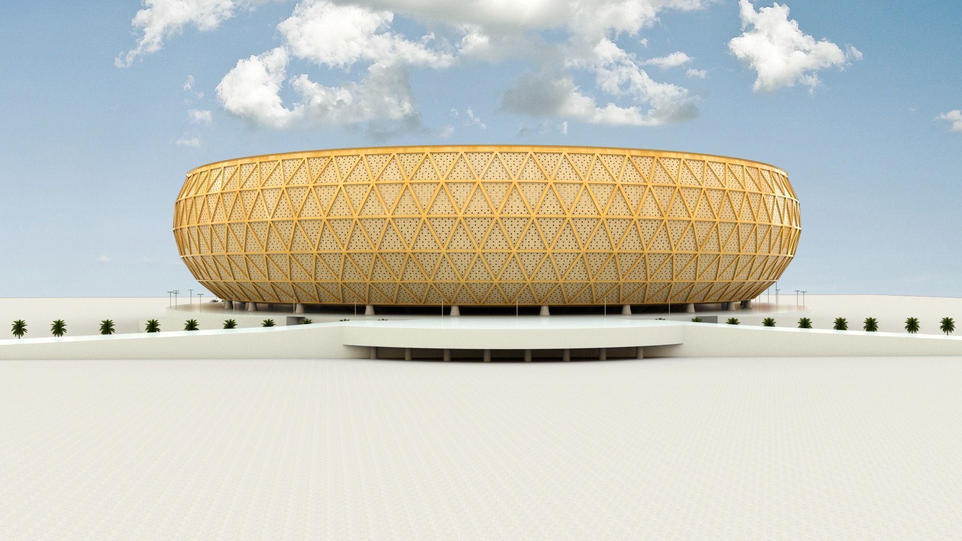 Lusail Qatar Stadium 2022 3D model | CGTrader