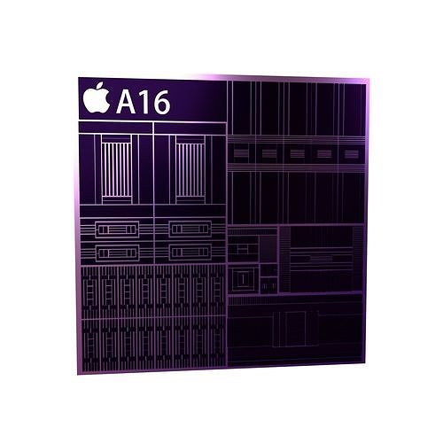 3D model Apple CPU A16 Framework v1 002 VR / AR / low-poly | CGTrader