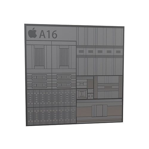 3D model Apple CPU A16 Framework v1 003 VR / AR / low-poly | CGTrader