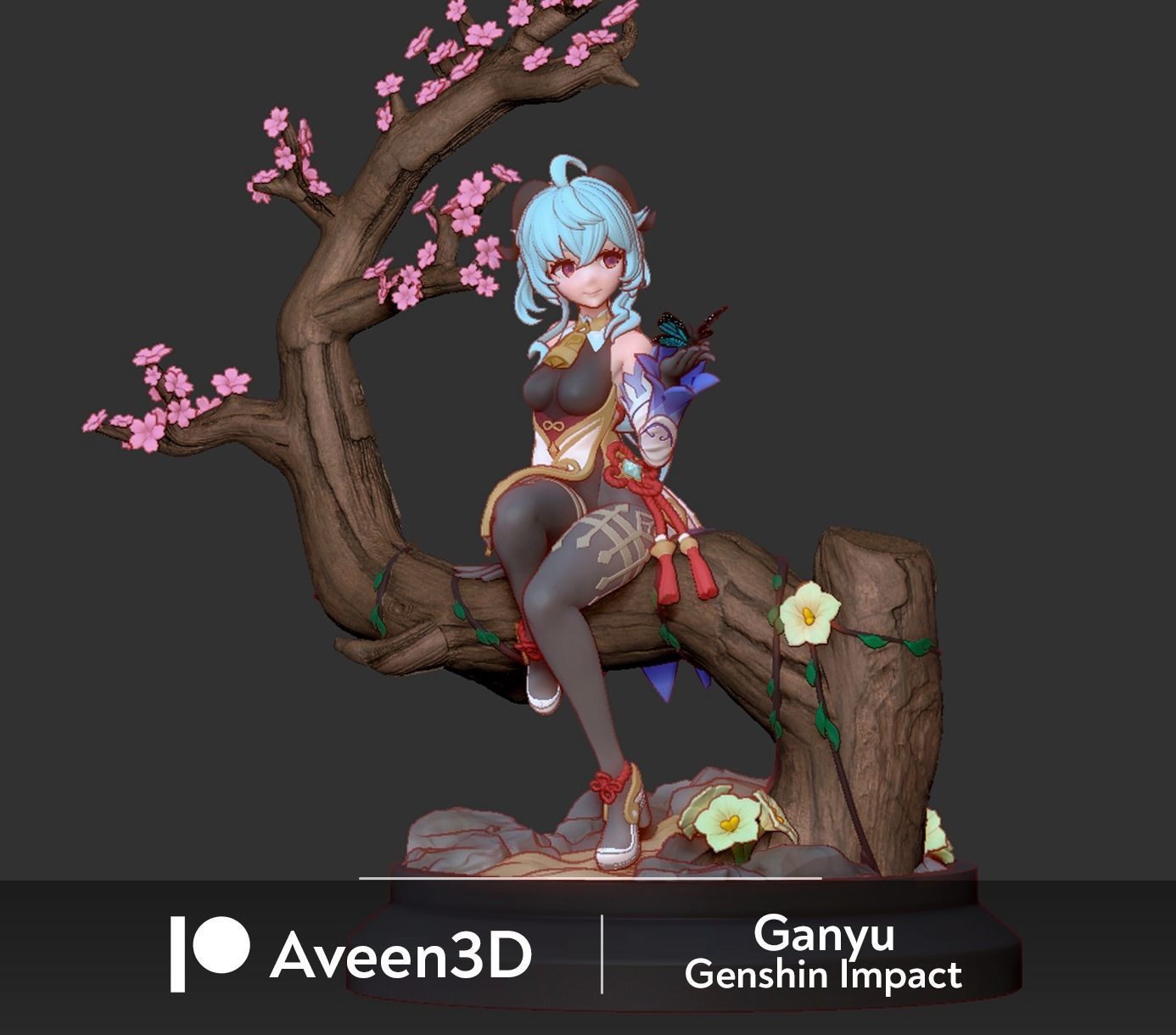 Ganyu - Genshin Impact - Garage Kit 3D model 3D printable | CGTrader