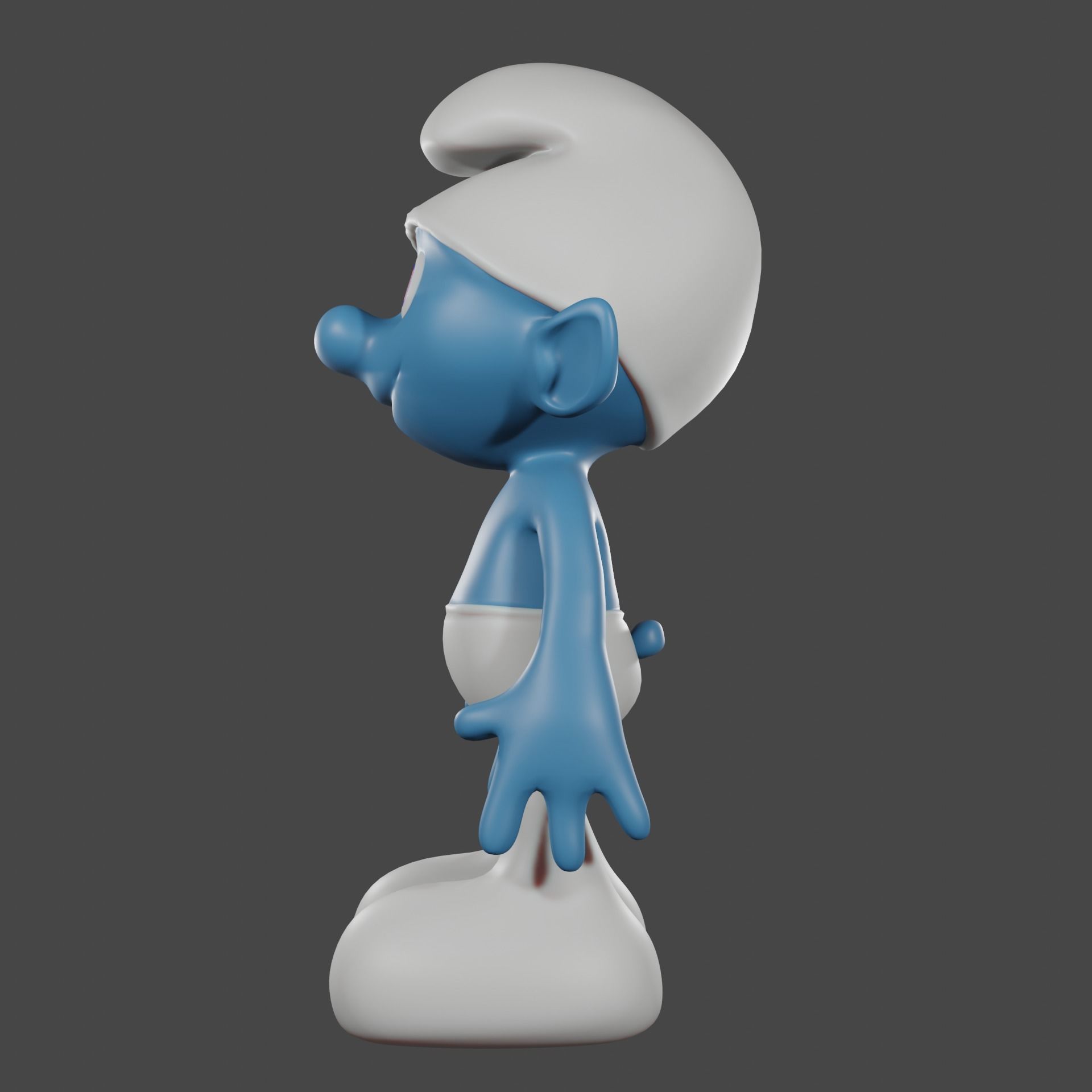 Smurf character 3D model rigged | CGTrader