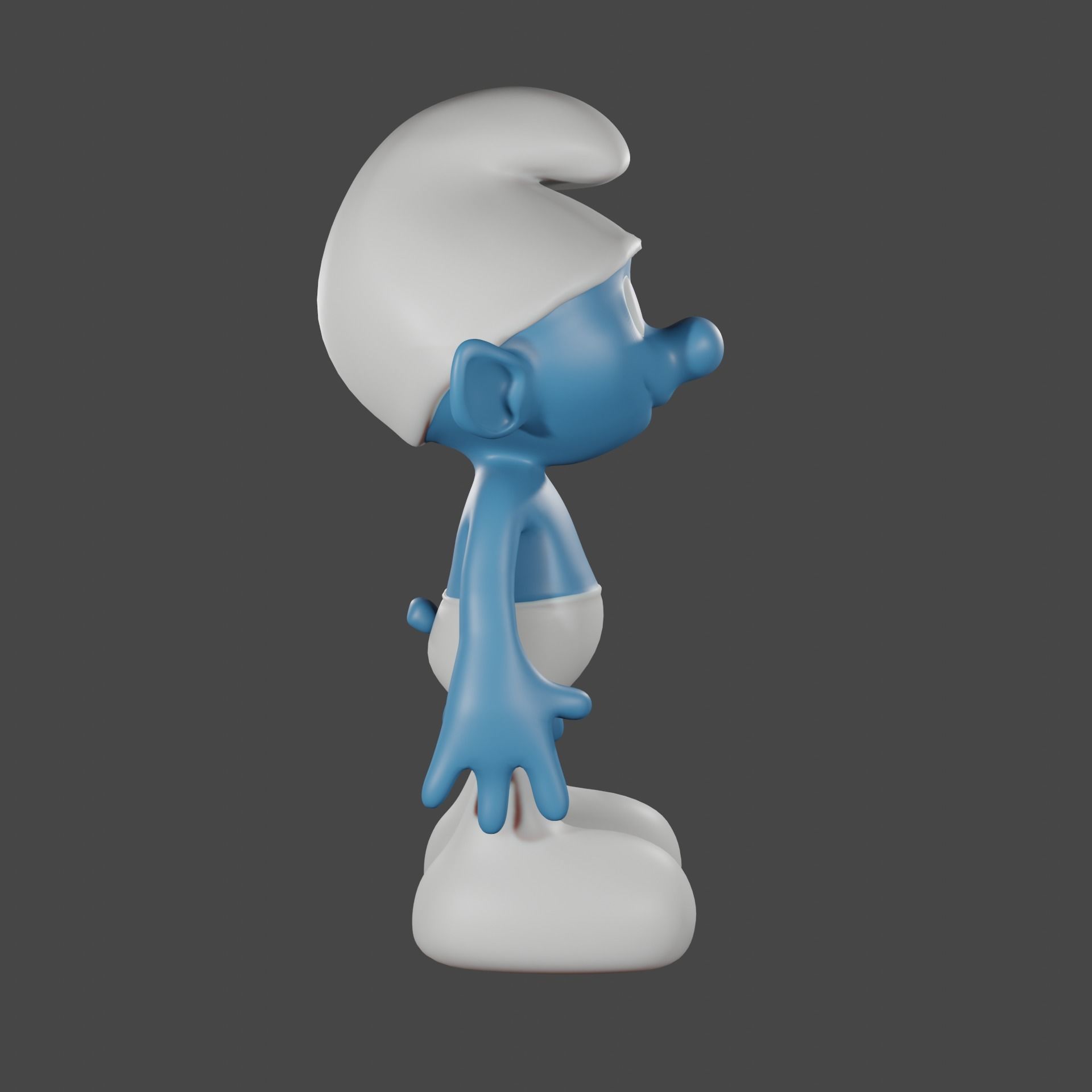 Smurf character 3D model rigged | CGTrader
