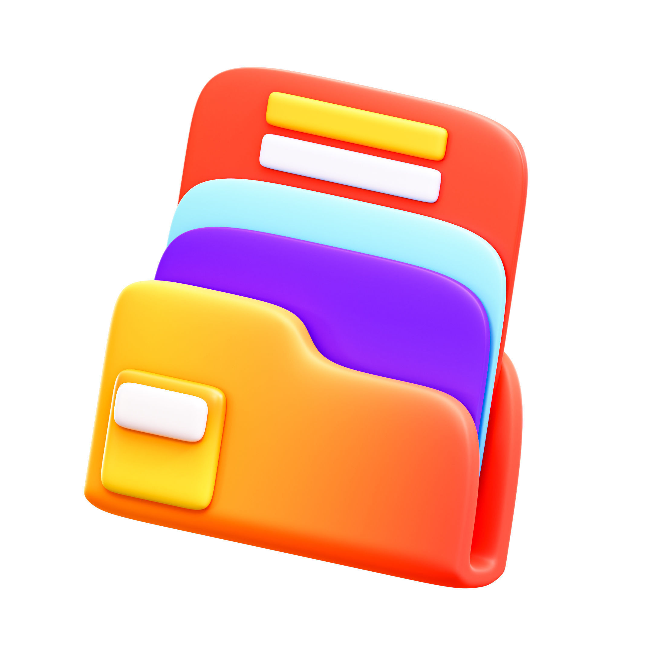 3D model Folder VR / AR / low-poly | CGTrader