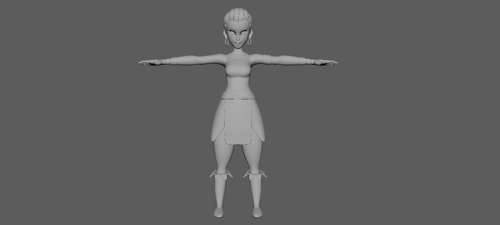 Winda female character free 3D model | CGTrader