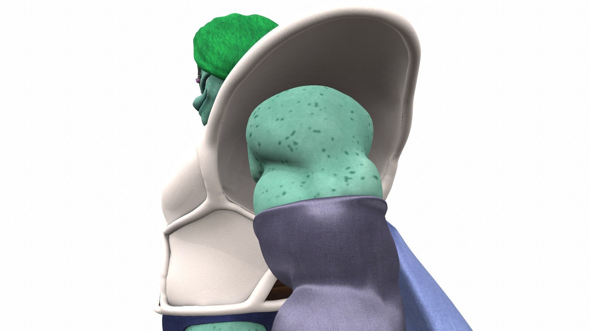 Zarbon monster from Dragon Ball 3D model | CGTrader