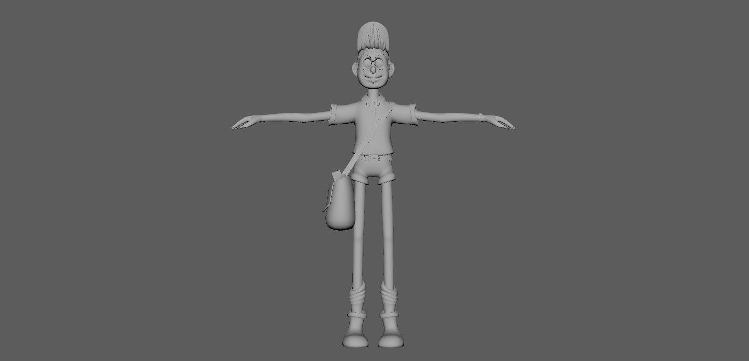 post man free 3D model | CGTrader