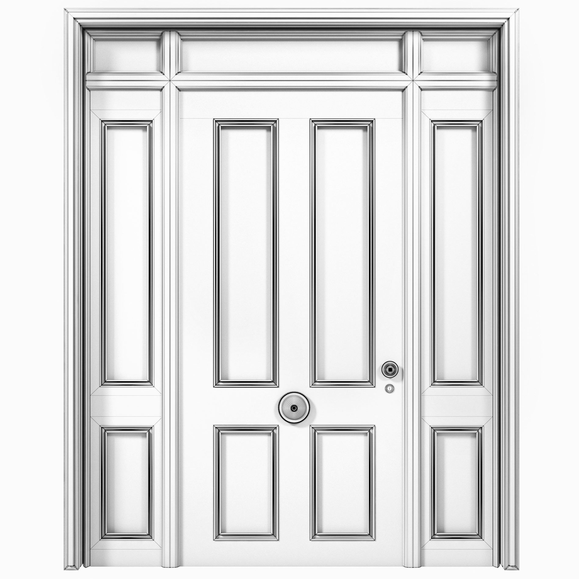 Classic Door Collection 01 3d Model Cgtrader