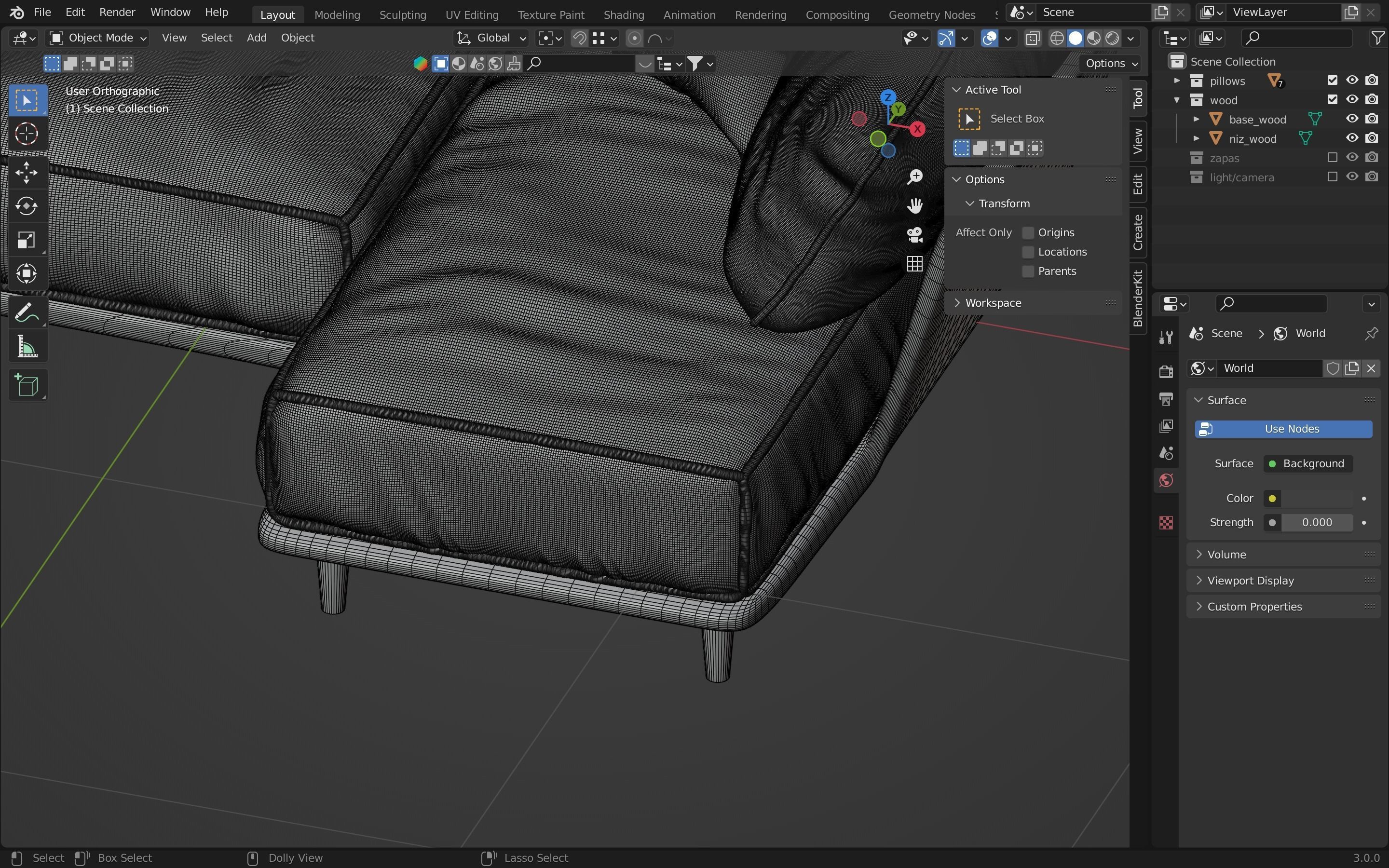 sofa couch free 3D model | CGTrader