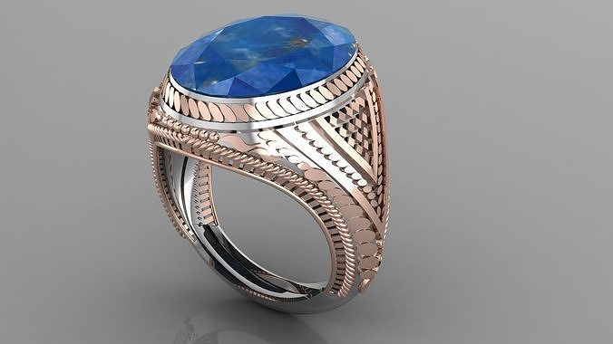 Gents Ring 3D model 3D printable | CGTrader