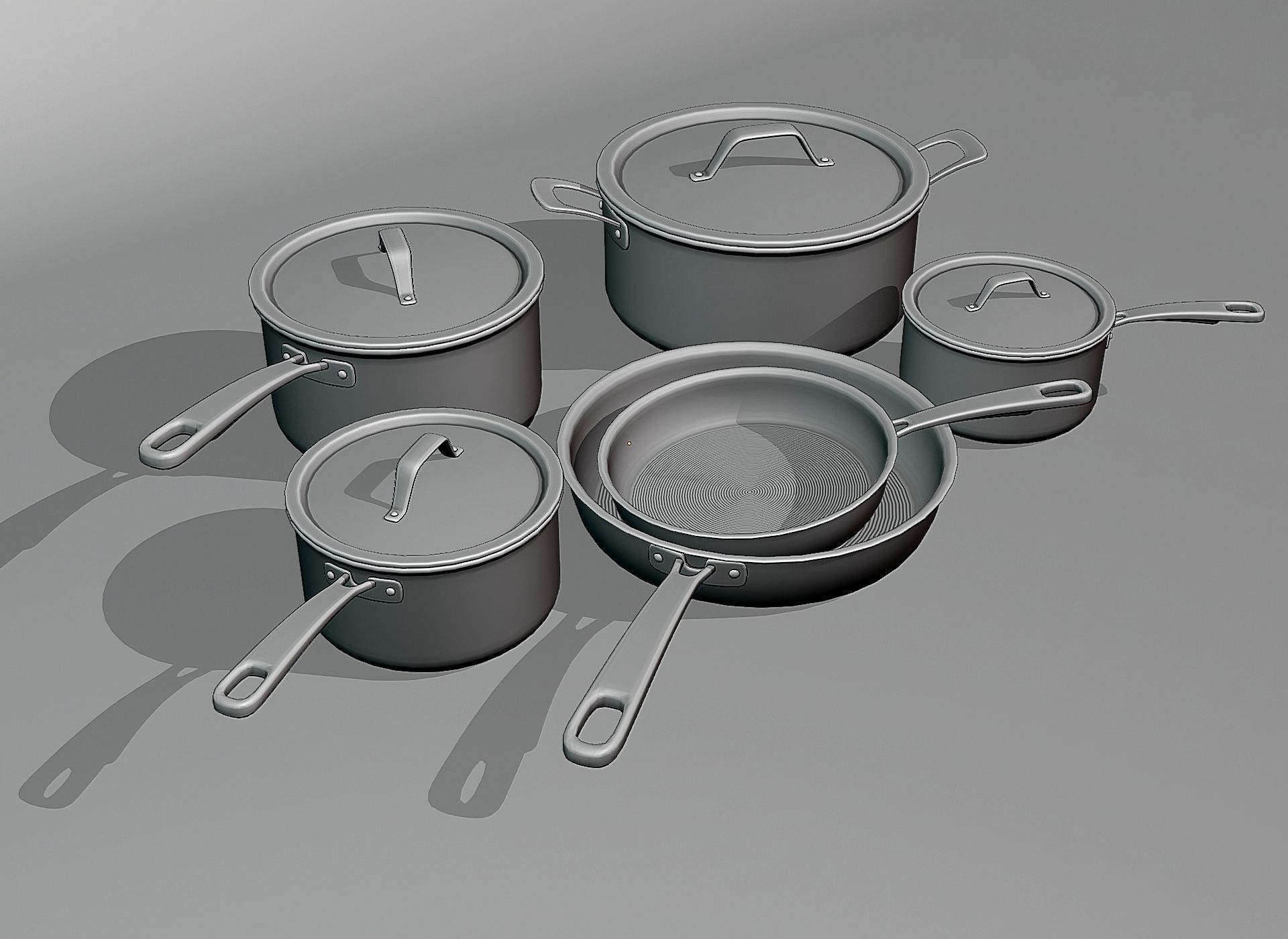 Set of kitchen utensils 2 3D model | CGTrader