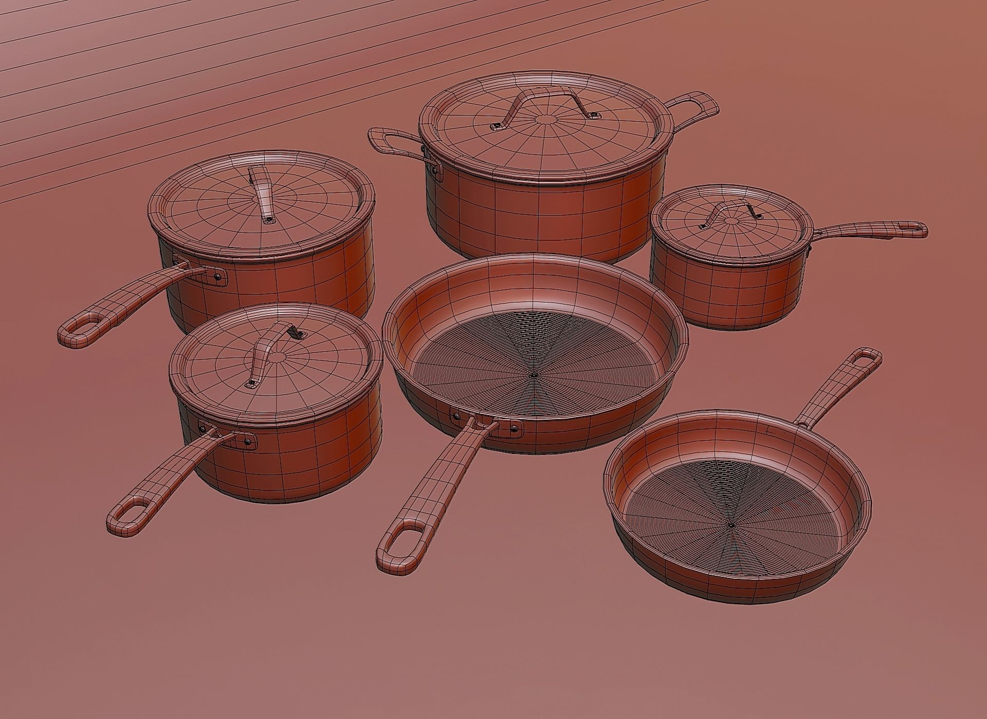 Set of kitchen utensils 2 3D model | CGTrader