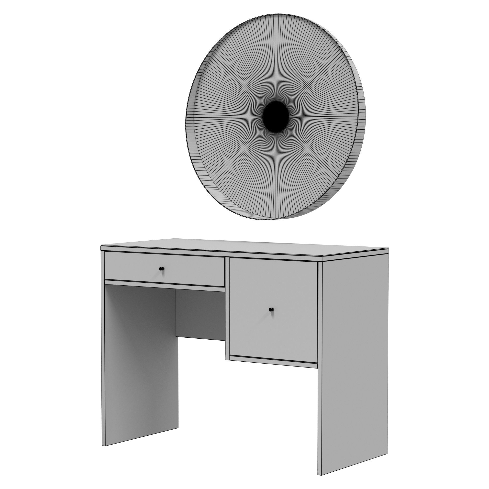 IKEA - SYVDE Dressing table 3D model | CGTrader