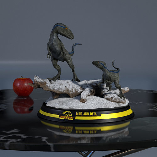 Blue and beta Jurassic World Blue y beta 3D model 3D printable | CGTrader