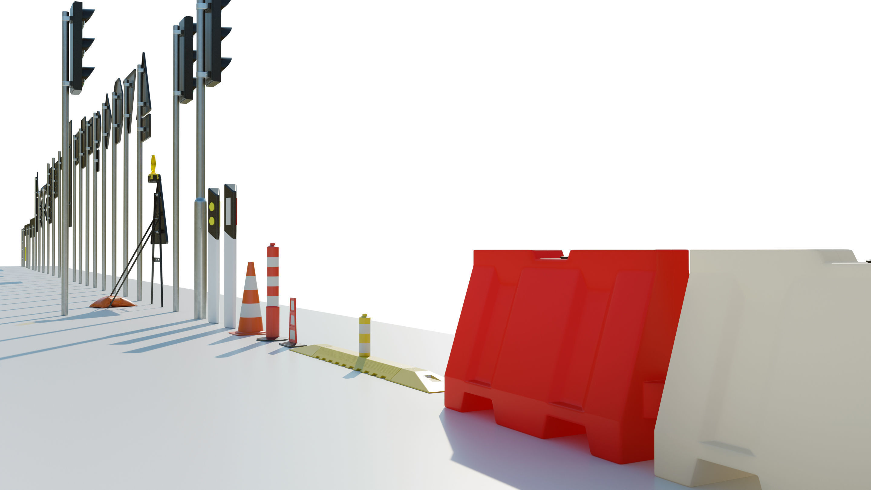 Italian Traffic Signs Collection 3D model | CGTrader