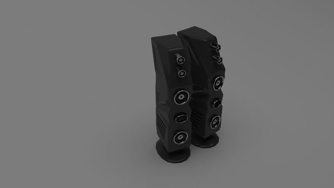 Speakers 3D model | CGTrader