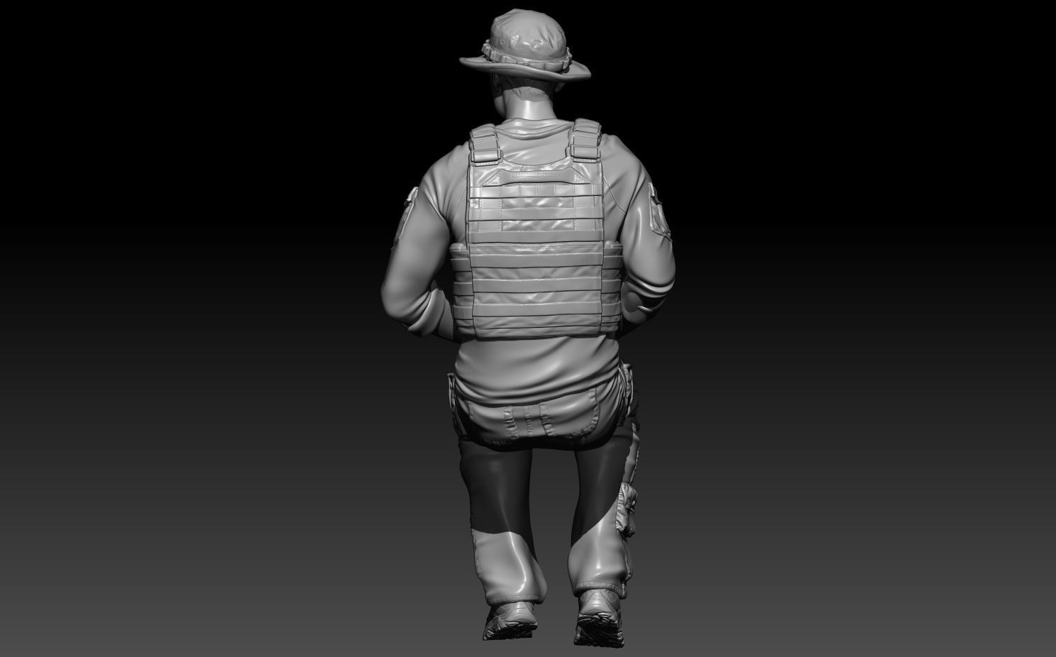 NATO CREW GUNNER 3D model 3D printable | CGTrader