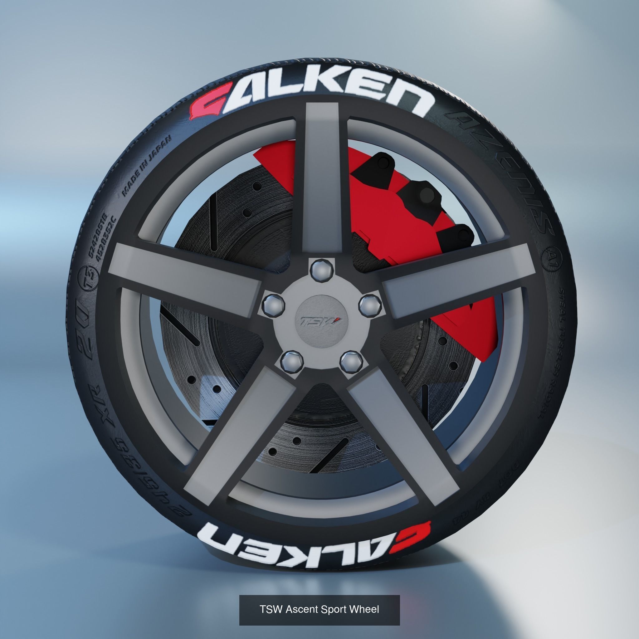 3D Model Collection 41 Sport Wheel Part - 41 Rims in One Pack VR / AR ...