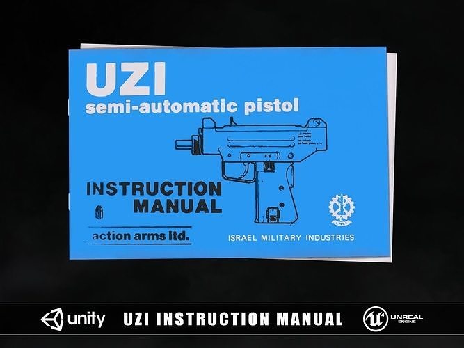 3D model Uzi Instruction Manual VR / AR / low-poly | CGTrader