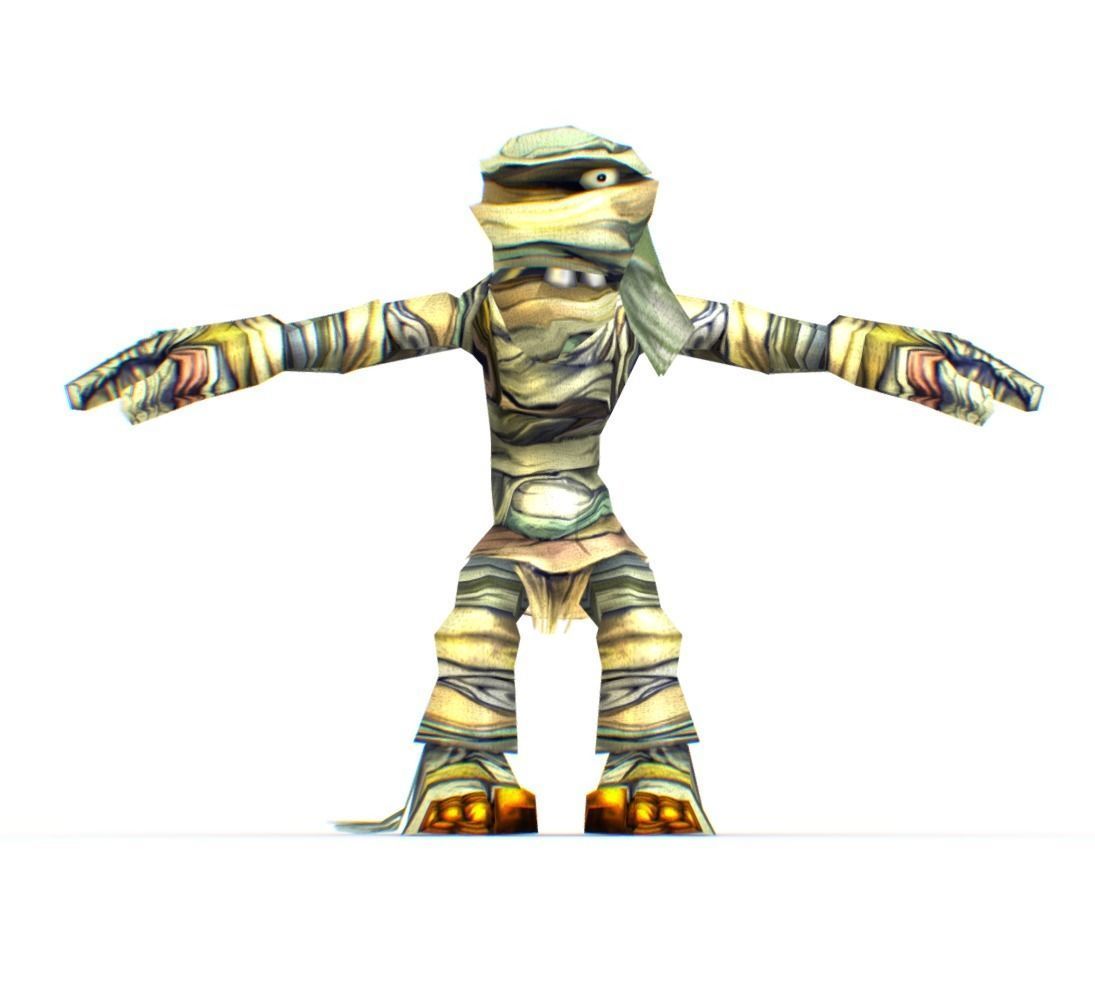 3D model Low Poly Cartoon Creature Mumiya VR / AR / low-poly | CGTrader