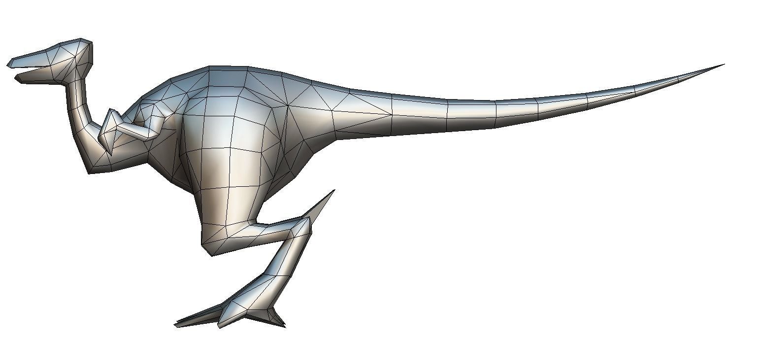 3D model Low Poly Cartoon Creature Dino Tava VR / AR / low-poly | CGTrader