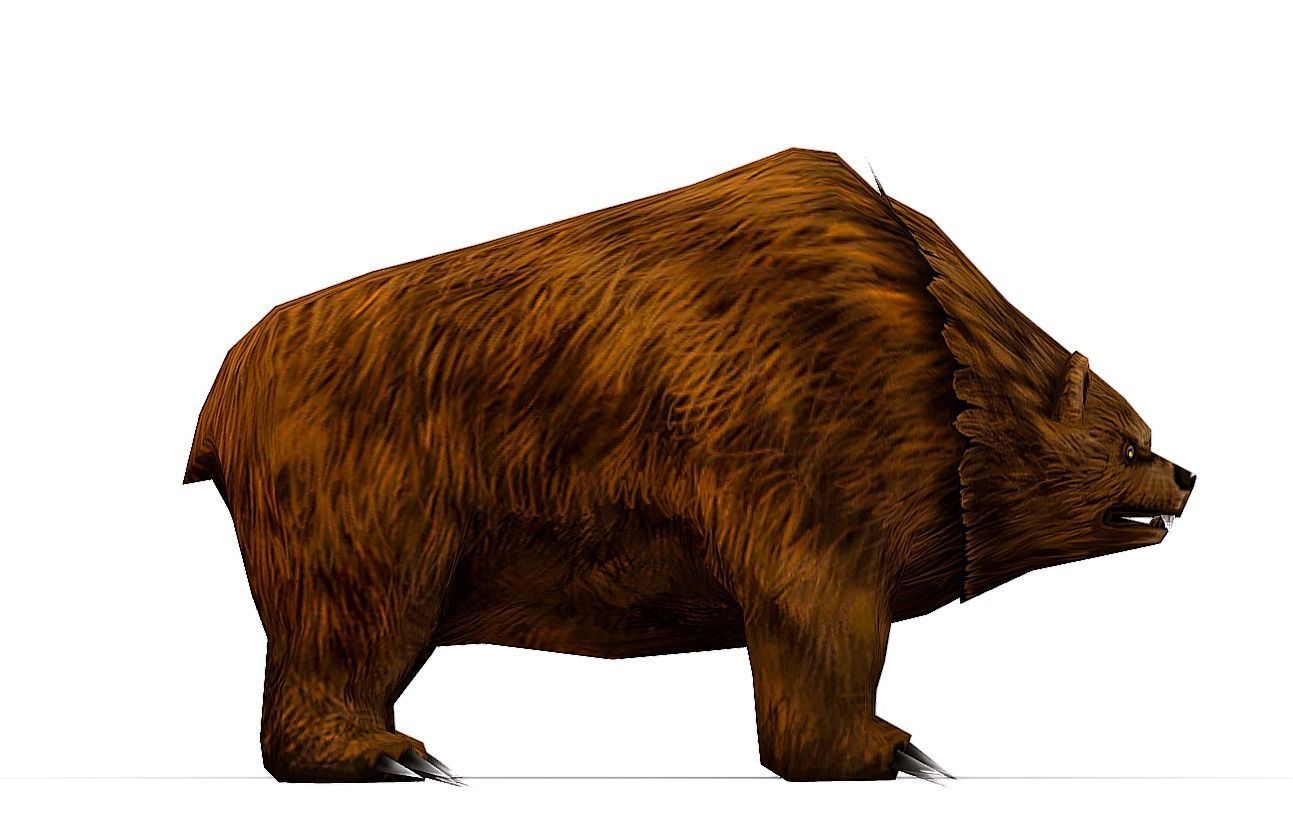3D model Lowpoly Cartoon Character Bear VR / AR / low-poly | CGTrader