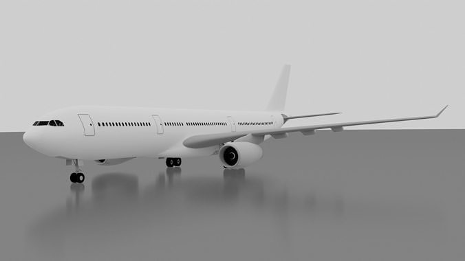 Airbus A330-200 3D model | CGTrader