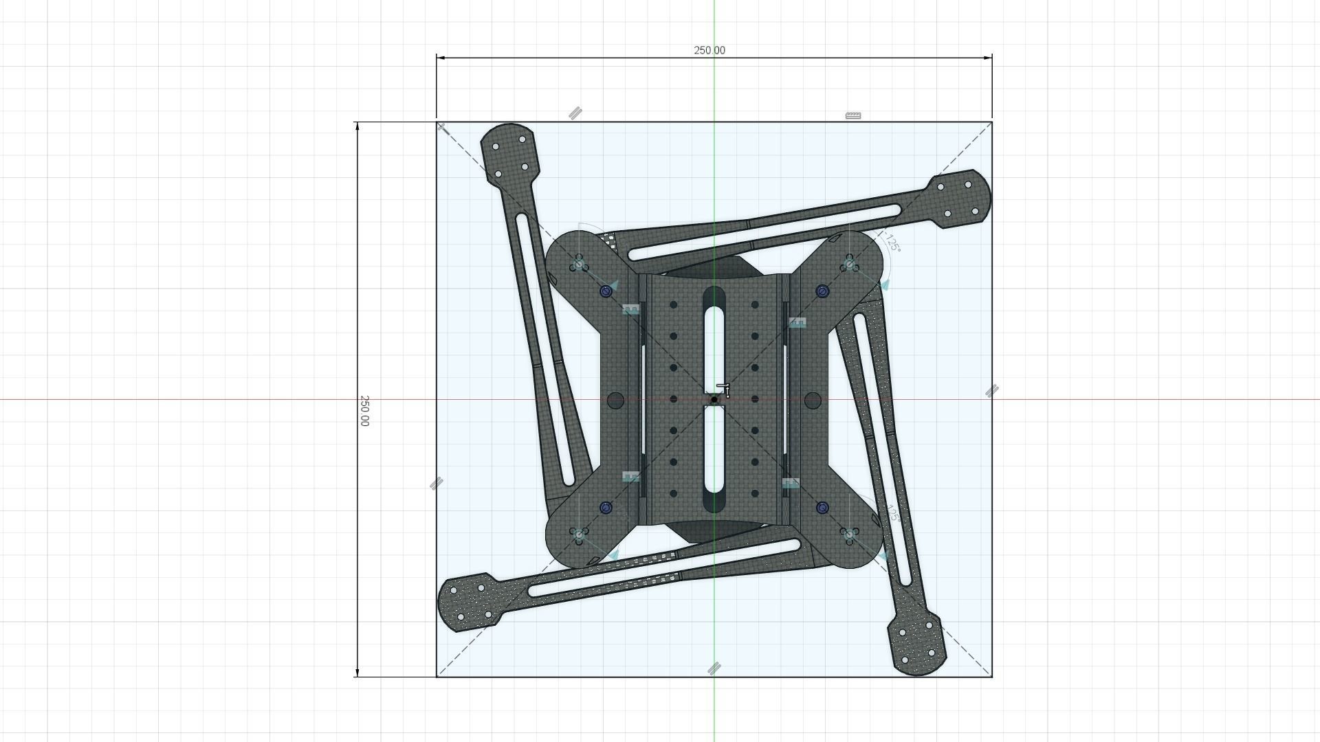 Drone Frame 3D model 3D printable | CGTrader