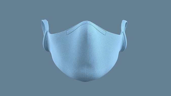 Fashionable Face Mask 3D model | CGTrader