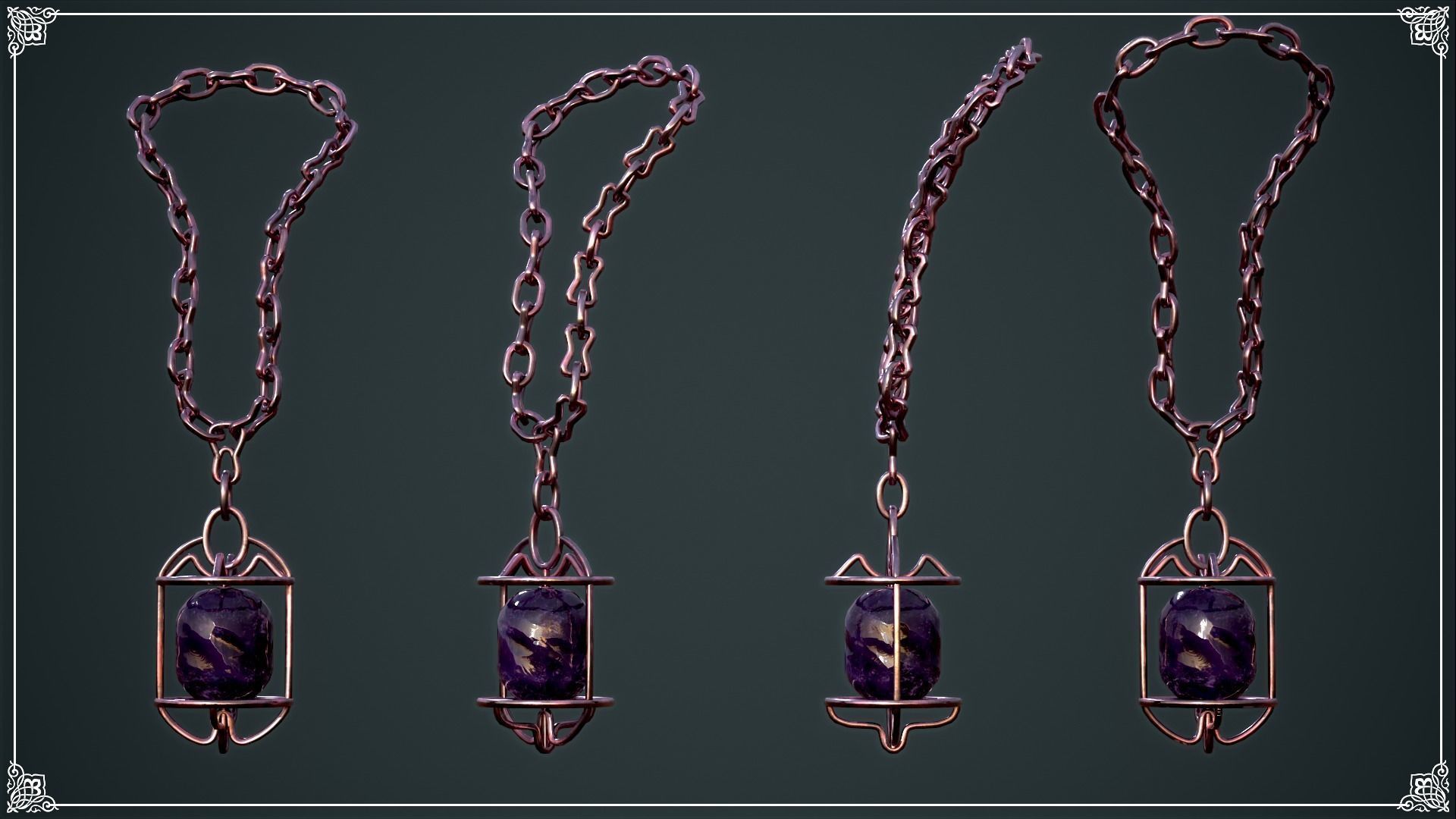 3D model Magic amulet VR / AR / low-poly | CGTrader