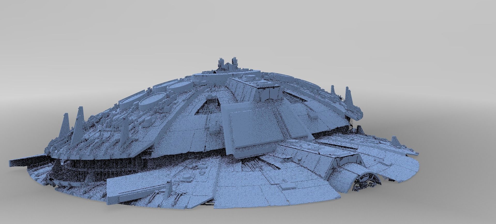 Jupiter Ruin launcher base ground structure 3 3D model | CGTrader