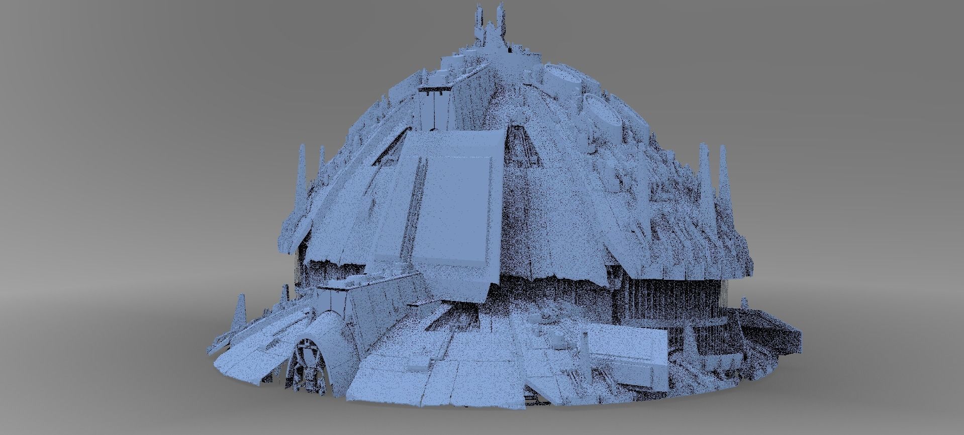 Jupiter Ancient tech temple 3D model | CGTrader