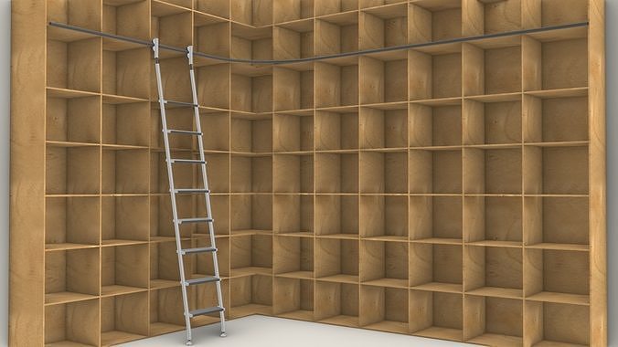 Sliding Ladder for Interior 3D model | CGTrader