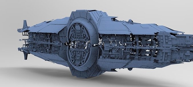 Jupiter Ancient tech temple Space station 5 3D model | CGTrader