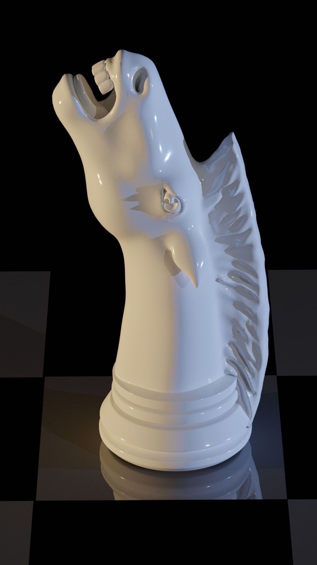 chess knight 3D printing 3D model | CGTrader