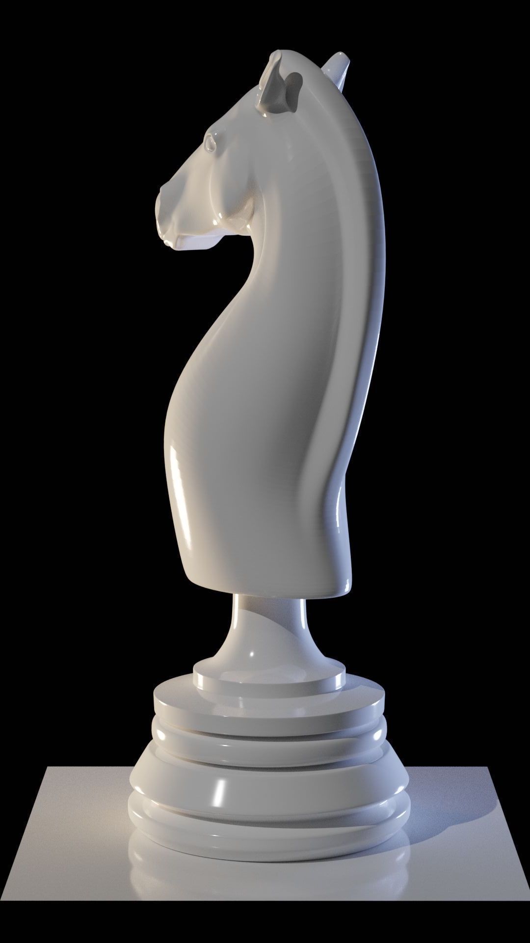 Chess knight 3D printing 3D model | CGTrader