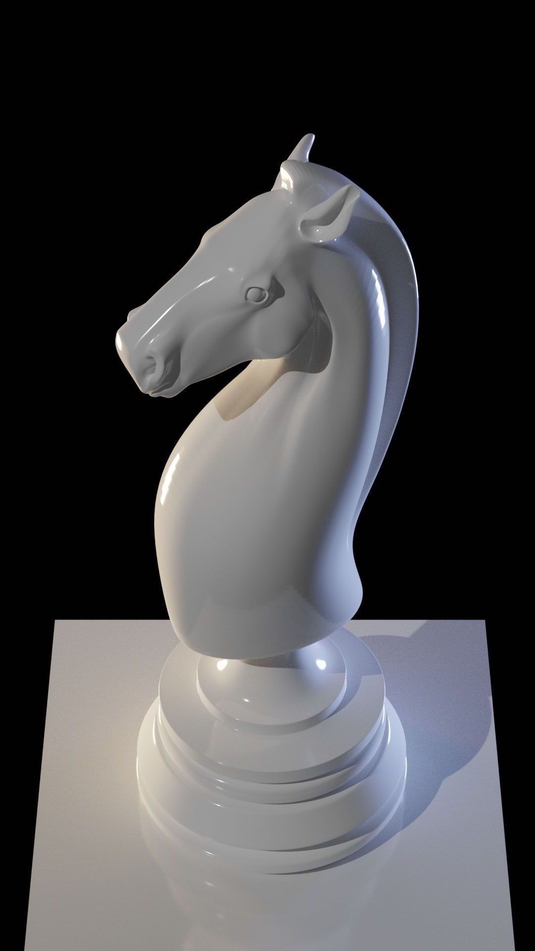 Chess knight 3D printing 3D model | CGTrader