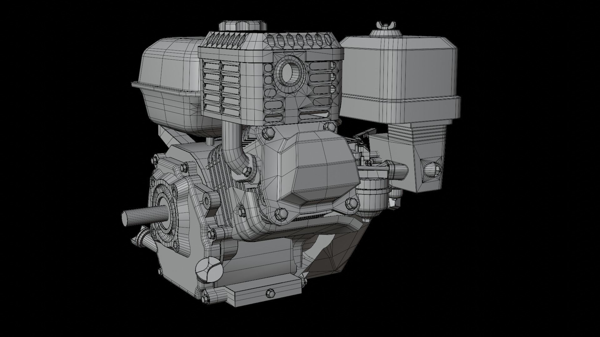 Gasoline Engine 3D model | CGTrader
