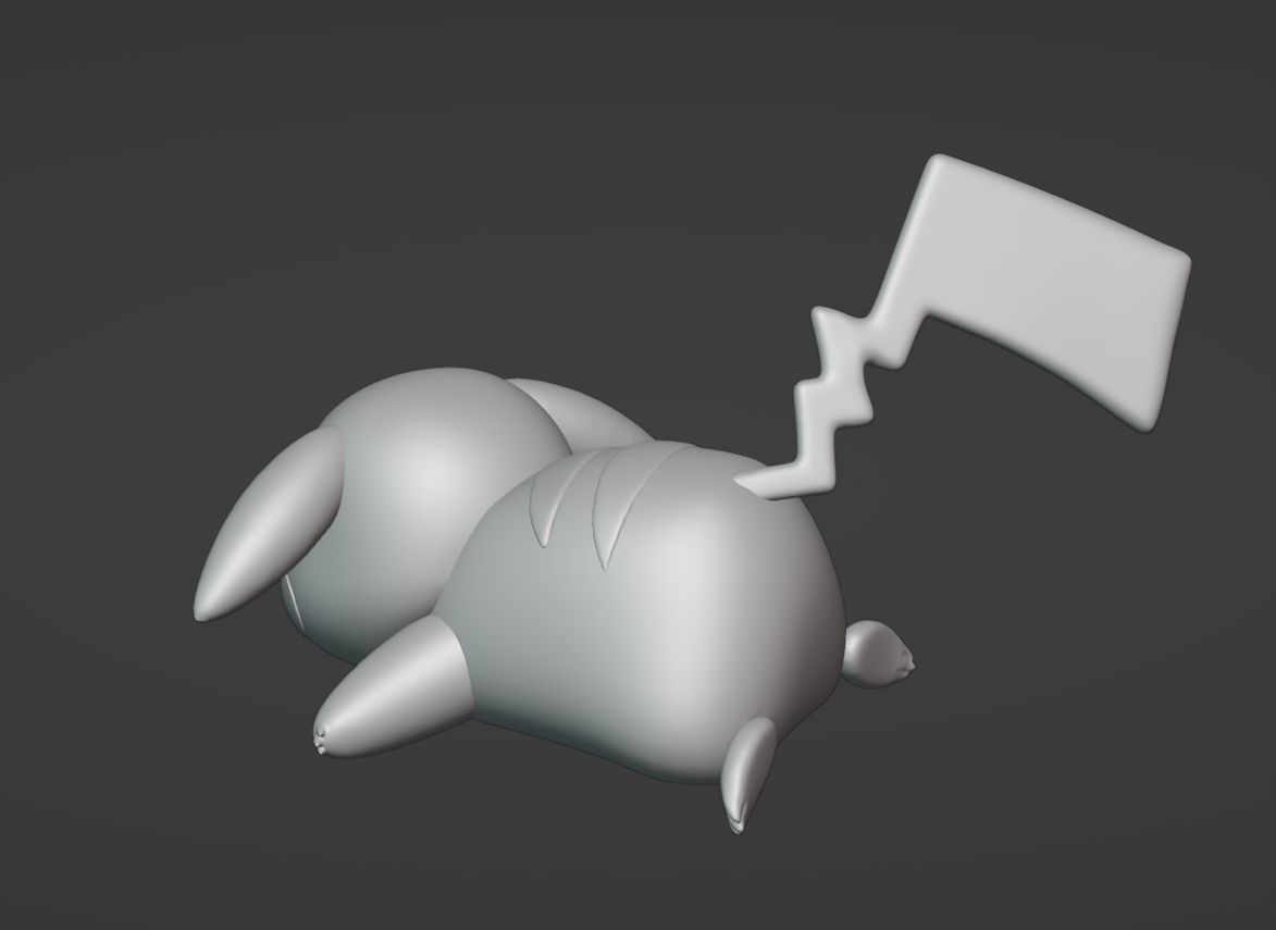 Pikachu in ecstasy - 3D PRINT 3D model 3D printable | CGTrader